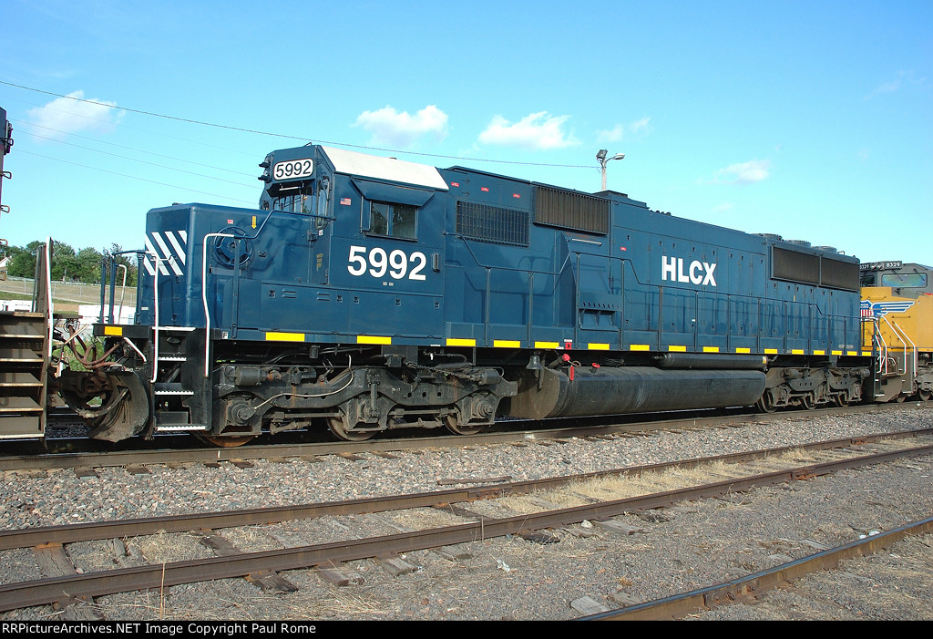HLCX 5992, EMD SD60, on UPRR